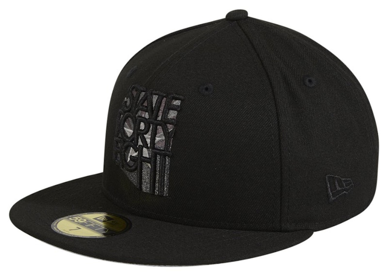 New Era Exclusive State Forty Eight Flag 59Fifty Fitted Hat Black - SS21