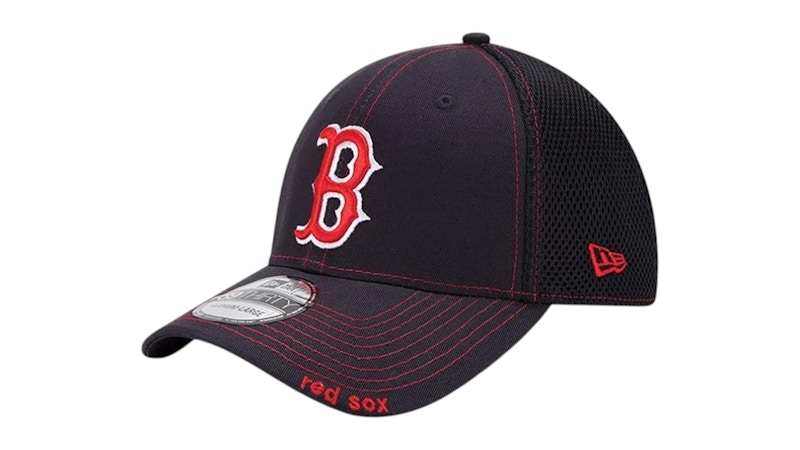 New Era MLB Boston Red Sox Neo Fitted Baseball Cap Blue Men's - US
