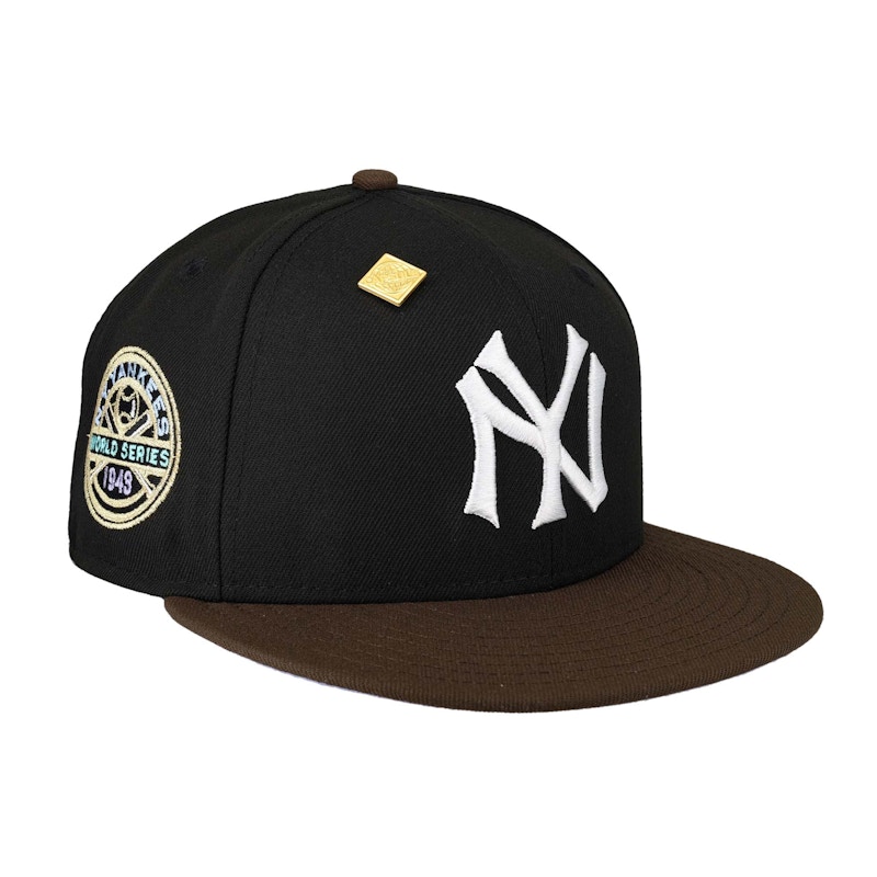 New Era New York Yankees Capsule Vintage Collection 1943 World Series Patch 59Fifty Fitted Hat ...