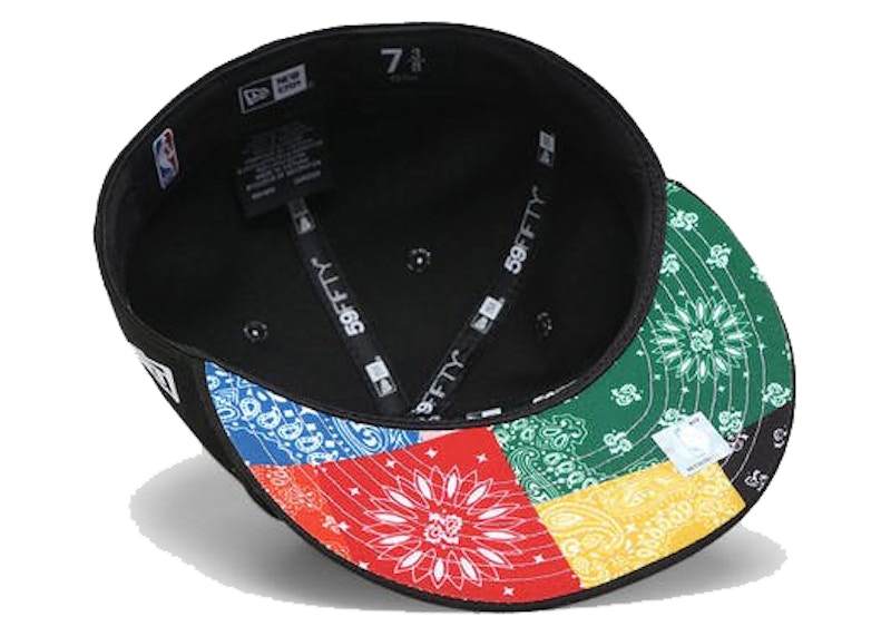 New Era San Antonio Spurs Patchwork Paisley Undervisor 59Fifty Fitted ...