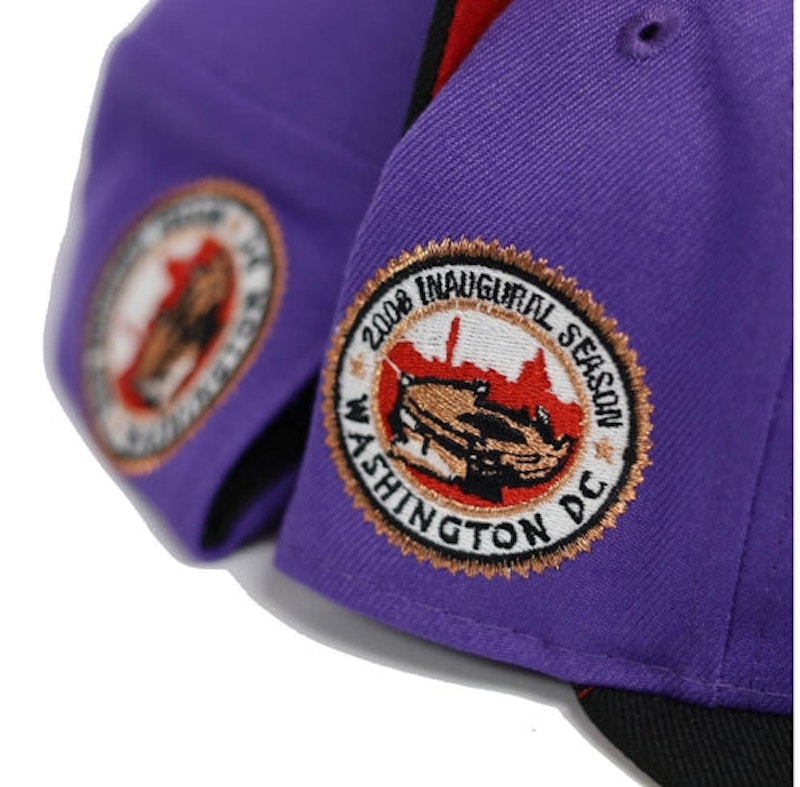 New Era Washington Nationals 2008 Inaugural Season Patch Capsule Hats ...