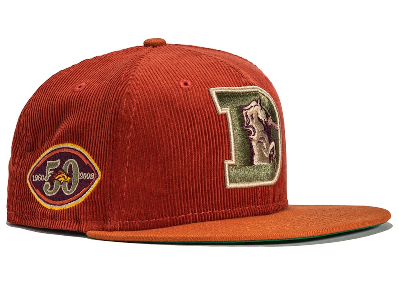 New Era x Hat Club Exclusive Cord Dream Denver Broncos 50th Anniversary ...