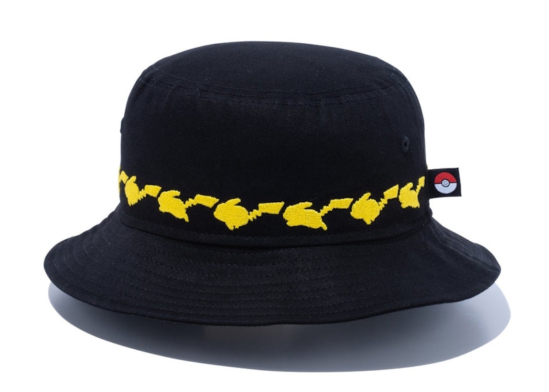 New Era x Pokemon Pikachu Bucket Hat Black Yellow - SS22 - US