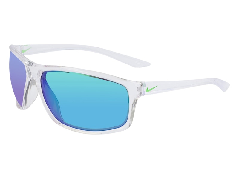 Nike Adrenaline M Wrap Sunglasses Clear Grey Green Clear Grey Green ...
