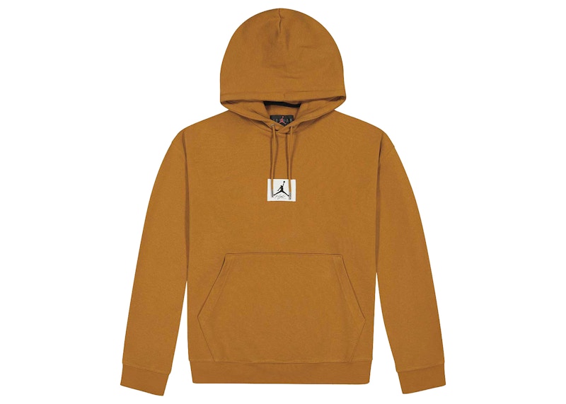 Nike Air Jordan Essentials Hoodie Brown/Orange Men's - SS23 - US