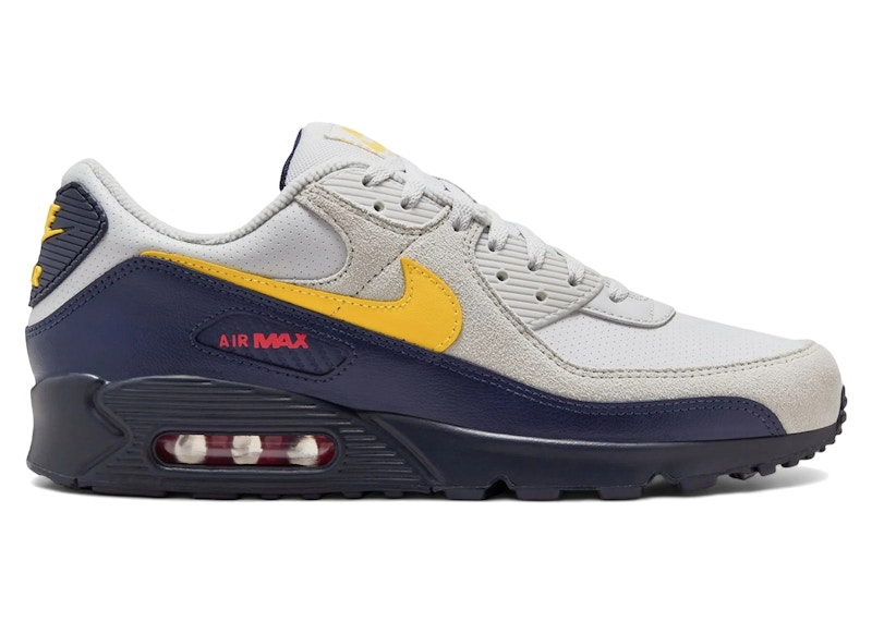 Nike Air Max 90 Neutral Grey Tour Yellow Men's - IF0670-001 - US