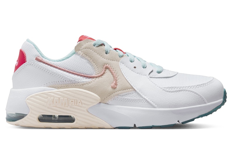 Nike Air Max Excee White Guava Ice Siren Red Red Stardust (GS) - FB3058 ...