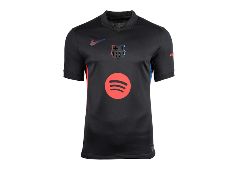 Nike Barcelona FC Away Stadium 2024/25 Junior Jersey Black - FW25 - US