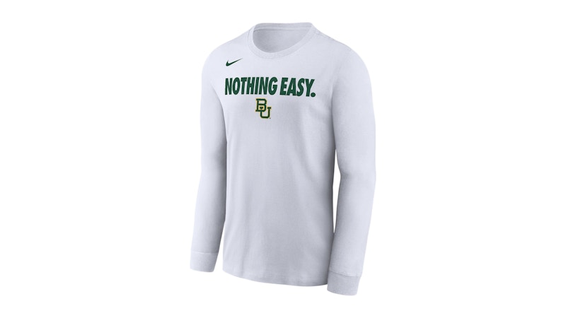 Nike Baylor College Long-Sleeve T-Shirt White Men's - SS25 - US