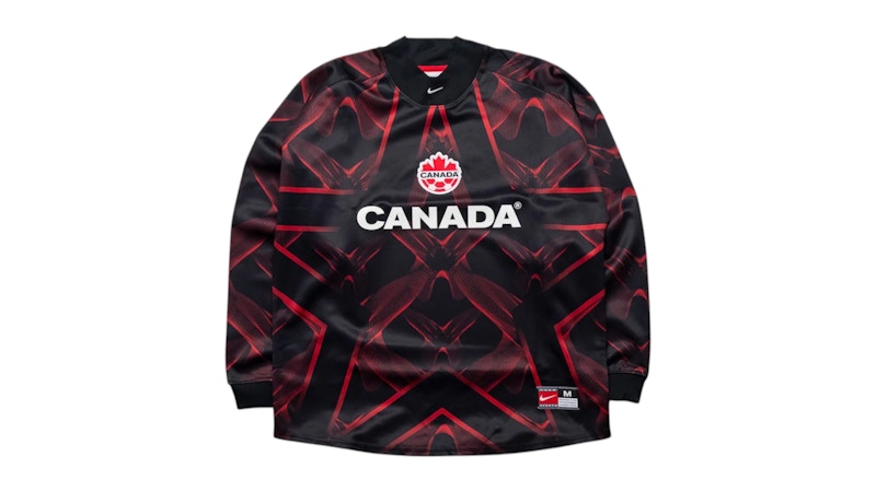 Nike Canada Authentic Goalkeeper Jersey Black/Sport Red Men's - SS26 - US
