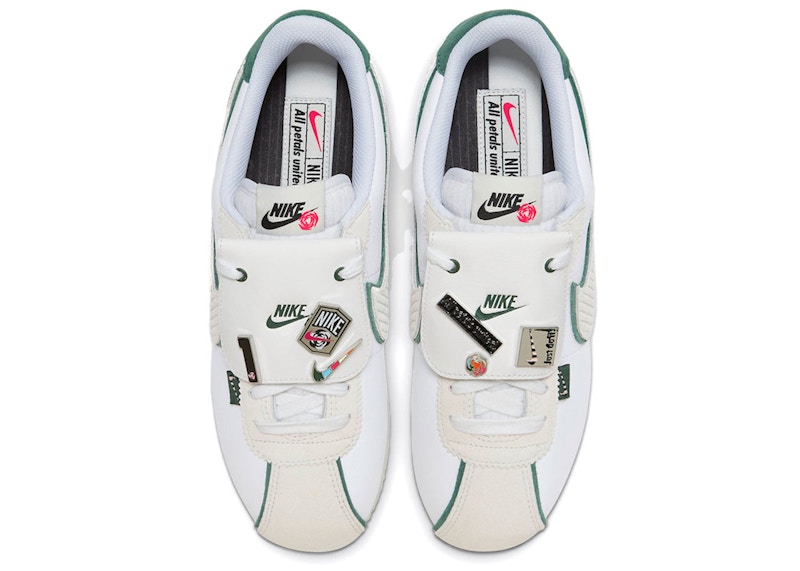 Nike Cortez All Petals United White Green (Women's) - FQ0259-110 - US