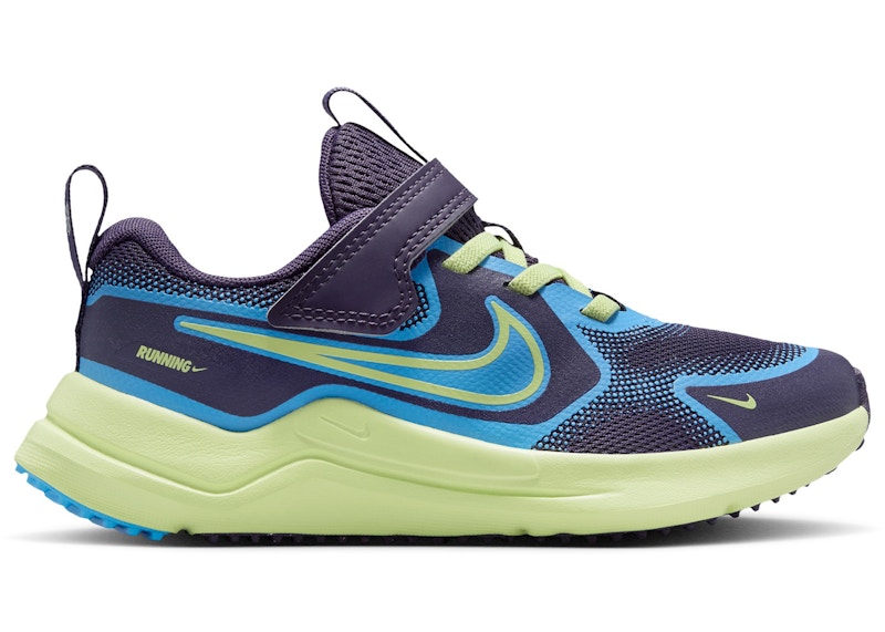 Nike Cosmic Runner Dark Raisin University Blue Lime (PS) - IQ9313-573 - US