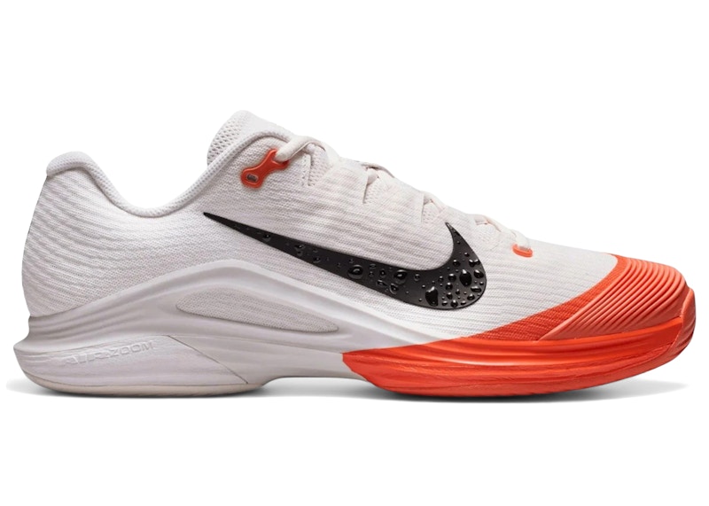 Nike Court Air Zoom Vapor 12 HC Sail Turf Orange Men's - IB6555-100 - US