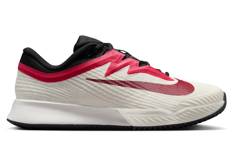Nike Court Air Zoom Vapor Pro 3 Clay Pale Ivory Sail Team Red Rush Pink ...