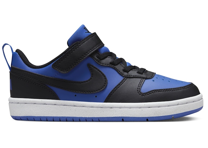 Nike Court Borough Low Recraft Game Royal White Black (PS) - HM6298-480 ...