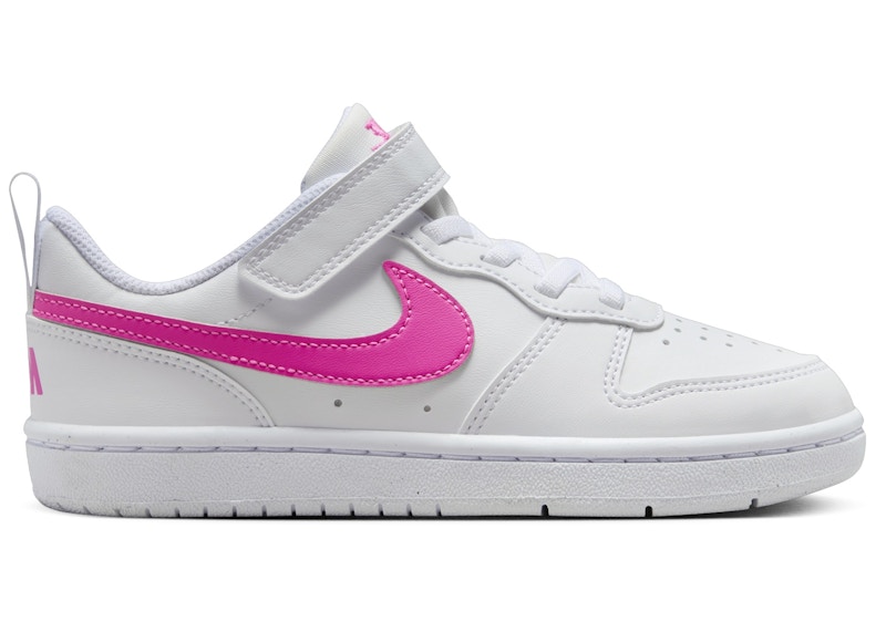 Nike Court Borough Low Recraft White Laser Fuchsia (PS) - DV5457-113 - US