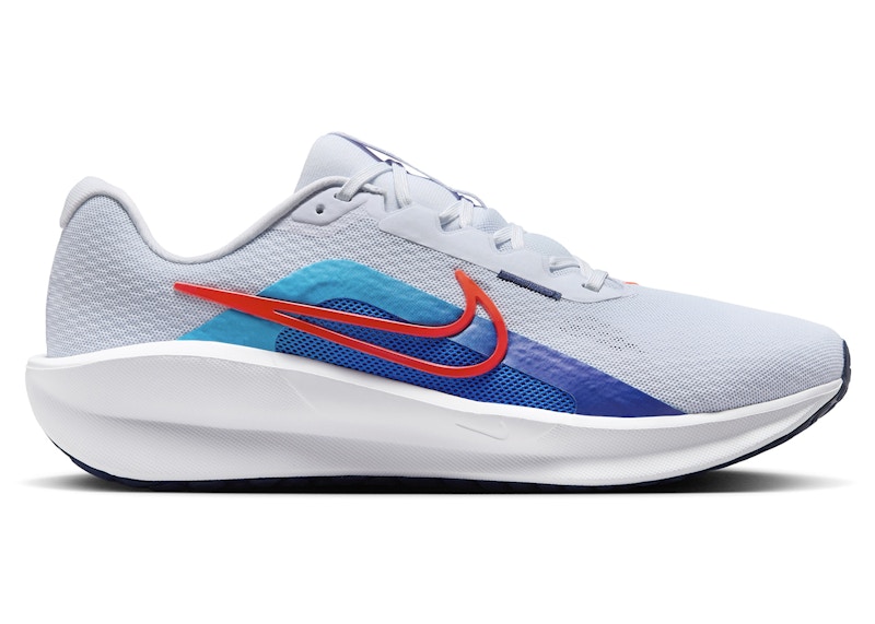 Nike Downshifter 13 Football Grey Deep Night Blue Lightning Bright ...