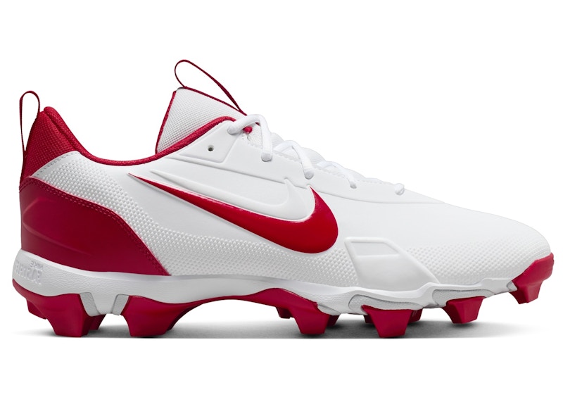 Nike Force Trout 9 Keystone White Team Red Pure Platinum University Red ...