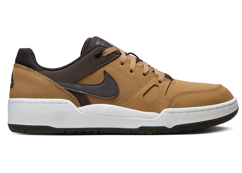 Nike Full Force Low Premium Flax Baroque Brown White Velvet Brown Men's ...