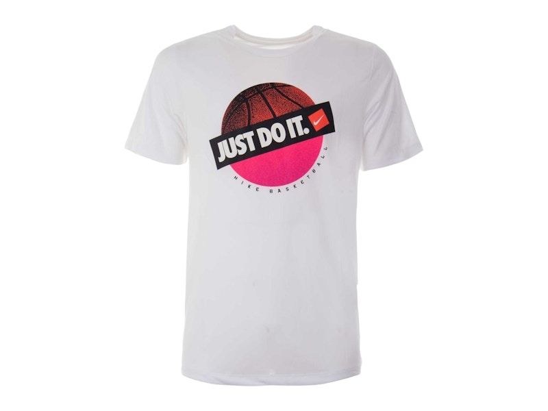 Nike Just Do It Basketball T-shirt (SS25) White Men's - SS25 - US