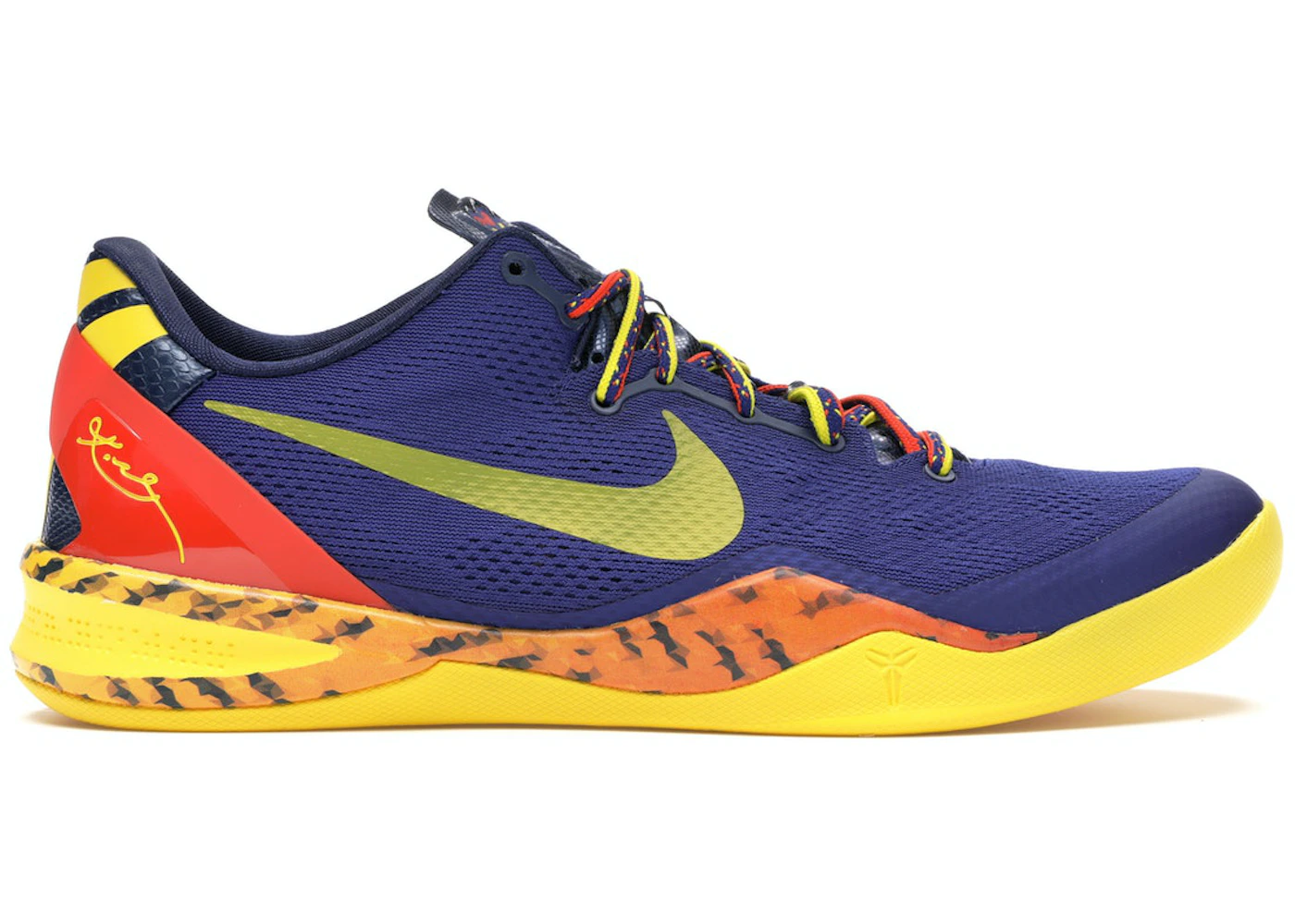 Nike Kobe 8 Barcelona Tiger Men's - 555035-402 - US Nike Kobe 8 Barcelona Tiger Men's - 555035-402 - US