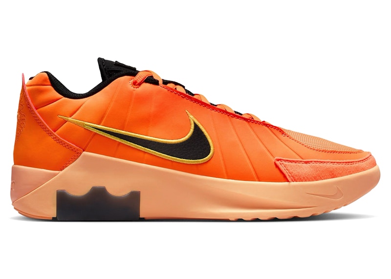 Nike LeBron Witness 9 EP Total Orange Black (Solid Outsole) Men's ...