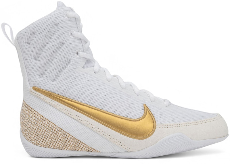 Nike Machomai 3 White Metalic Gold Men's - HF7333-100 - US