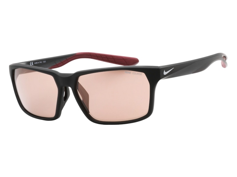 Nike Maverick Rage Rectangular Sunglasses Matte Black Course Tint ...