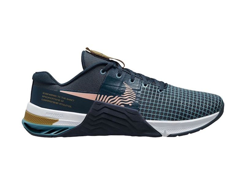 Nike Metcon 8 Armory Navy Obsidian Cerulean Arctic Orange - DO9328-401 - CN