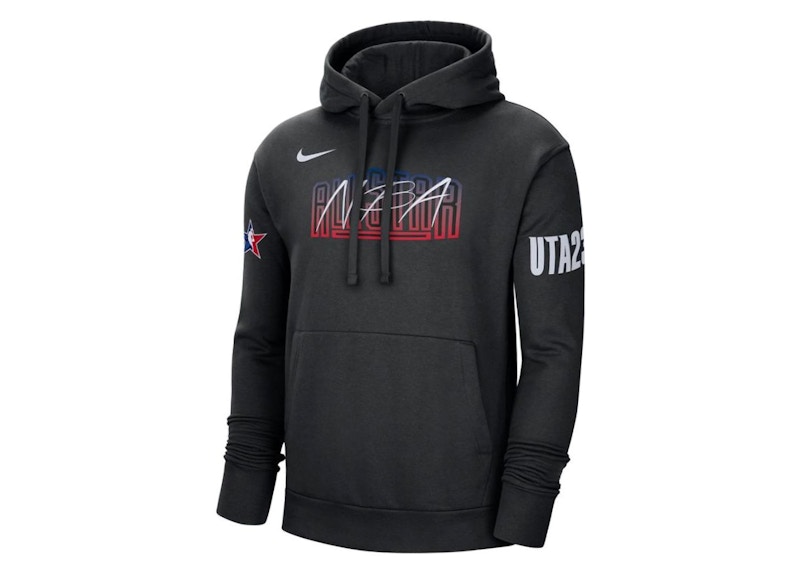 Nike NBA All-Star Edition Essential Fleece Loose Fit Hoodie Black 남성 ...