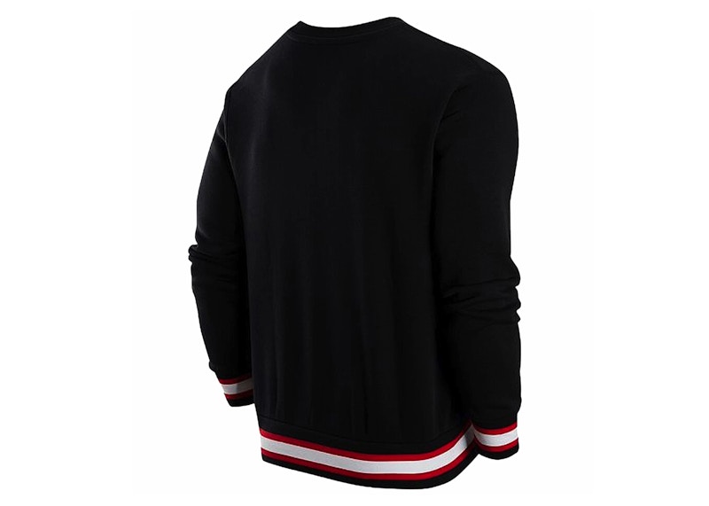 Nike NBA Basketball Loose Fit Fleece Sweatshirt Black Men's - SS24 - US