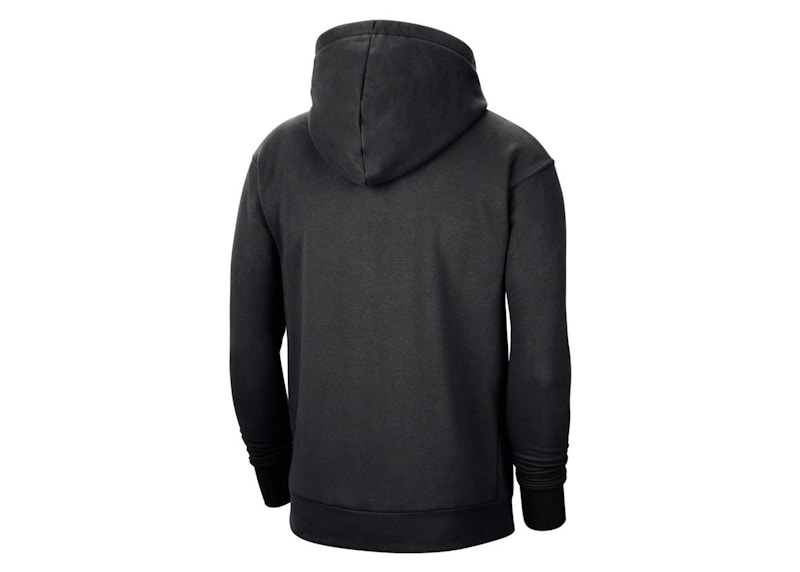 Nike NBA Brooklyn Nets Essential Fleece Pullover Loose Fit Hoodie Black ...