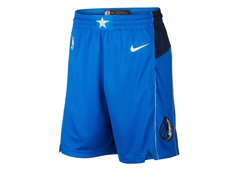 Nike NBA Dallas Mavericks Icon Edition Swingman Dri-FIT Shorts Blue ...