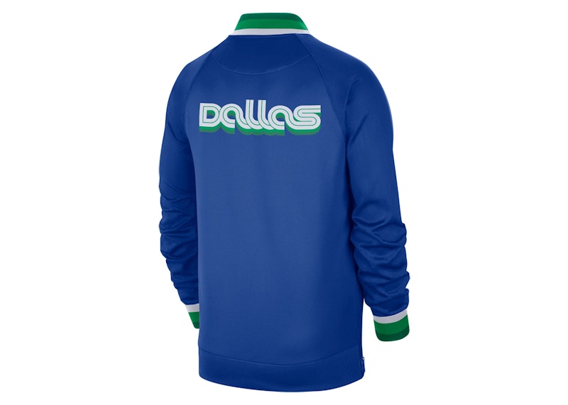Nike NBA Dallas Mavericks Showtime City Editiion Dri-Fit Jacket Blue ...