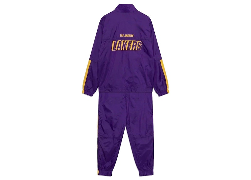Nike NBA Los Angeles Lakers Courtside Tracksuit Purple/Yellow Men's ...