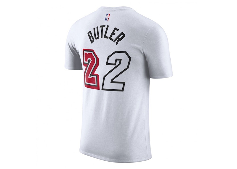 Nike NBA Miami Heat Jimmy Butler City Edition T-shirt White Men's ...