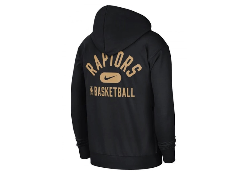 Nike NBA Toronto Raptors Courtside Full-Zip Fleece Hoodie Black Men's ...