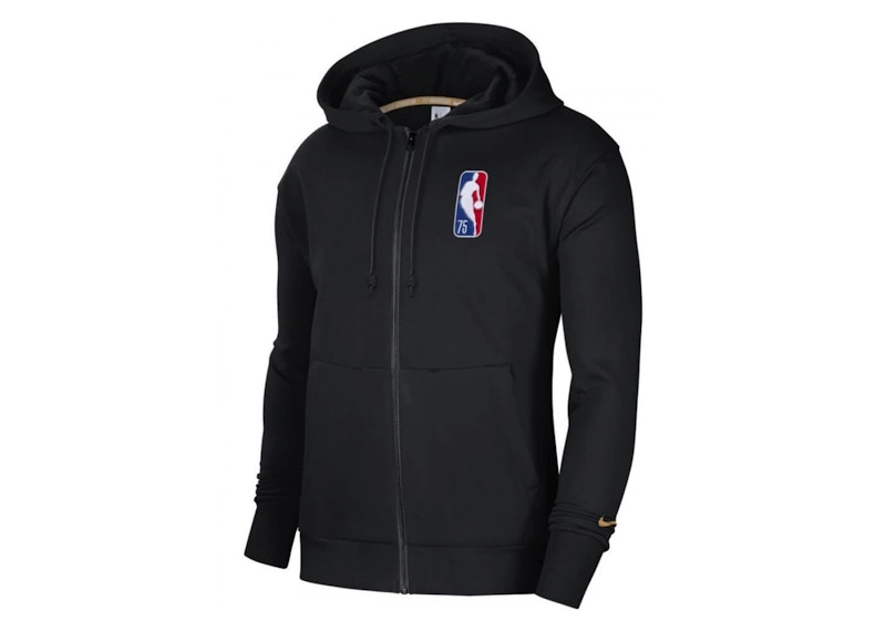 Nike NBA Toronto Raptors Courtside Full-Zip Fleece Hoodie Black Men's ...