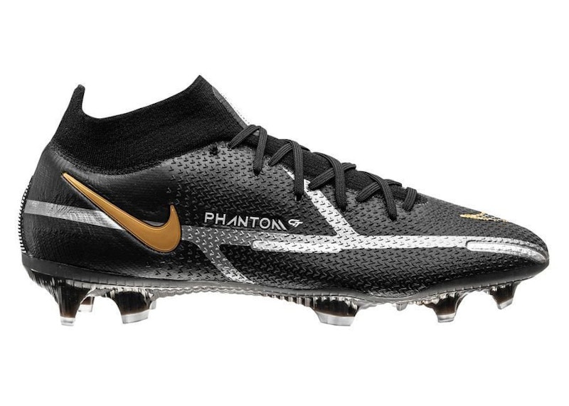Nike Phatnom GT2 Elite DF FG Black Metallic Gold Men's - CZ9889-007 - US