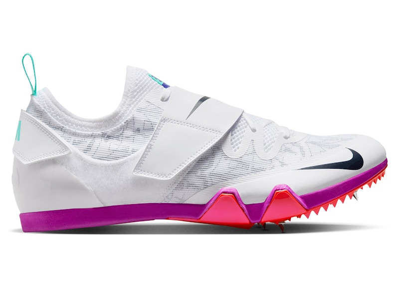 Nike Pole Vault Elite White Fire Pink Obsidian Men's - FZ9649-101 - US