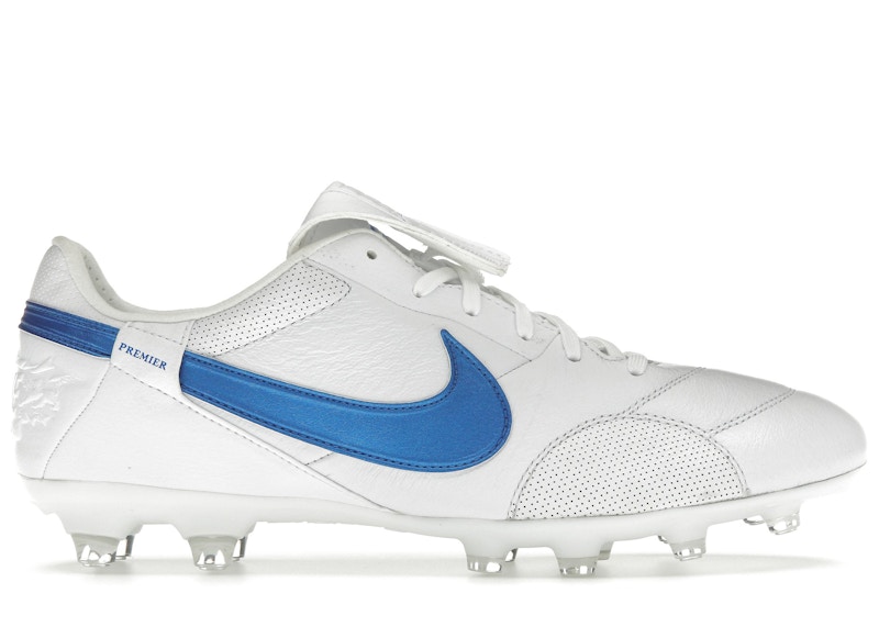 Nike Premier 3 FG White Signal Blue Men's - HM0265-103 - US