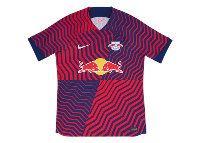 Nike RB Leipzig 2023/24 Stadium Away Dri-Fit Jersey Blue/Red Men's ...