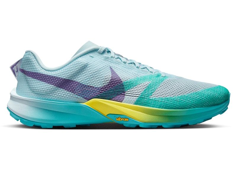 Nike ReactX Terra Kiger 10 Glacier Blue Dusty Cactus Opti Yellow Field ...