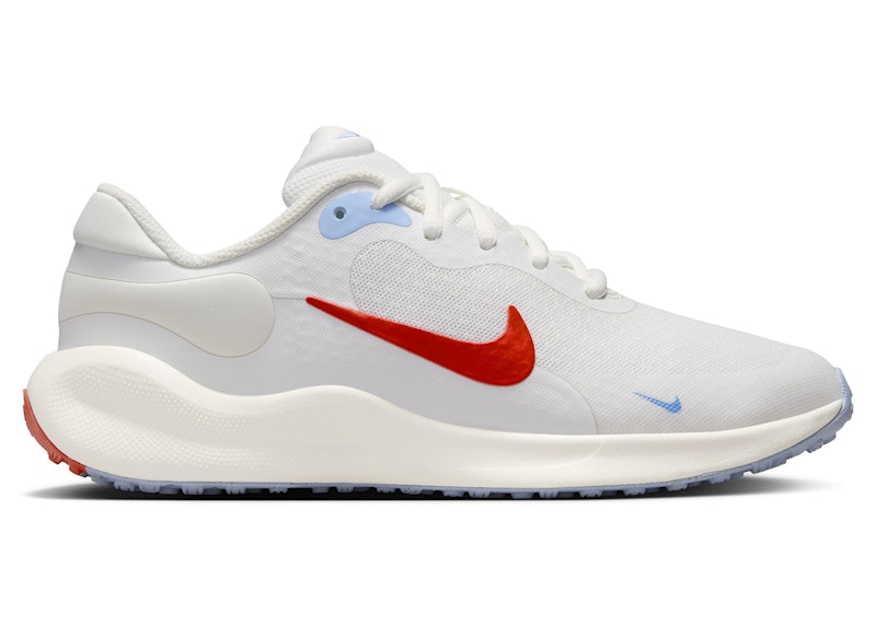 Nike Revolution 7 Summit White Sail Psychic Blue Picante Red (GS ...