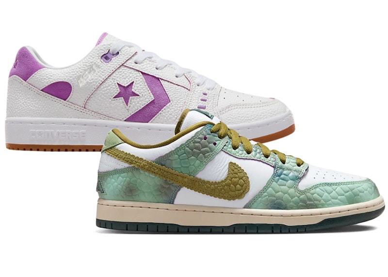 Nike SB Dunk Low & Converse CONS AS-1 Pro Alexis Sablone Chameleon Pack ...