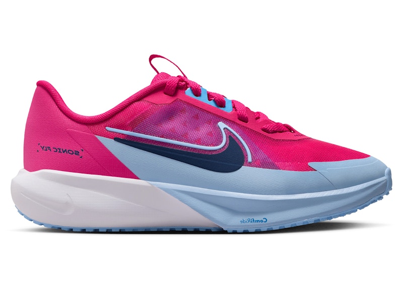 Nike Sonic Fly Rush Pink University Blue Aluminum Blue Void (GS ...