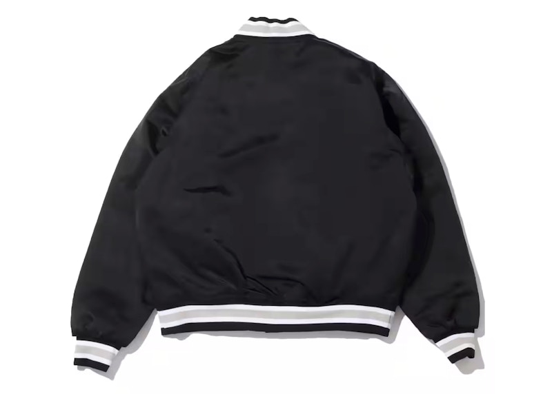 Nike Sportswear Authentics Dugout Jacket (Asia Sizing) Black/White Men ...
