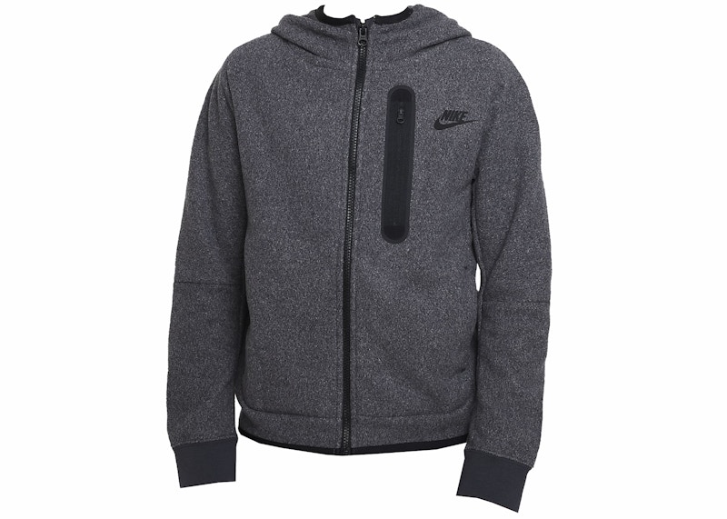 Nike Sportswear Kids' Tech Fleece Winterized Full-Zip Hoodie Dark Smoke ...