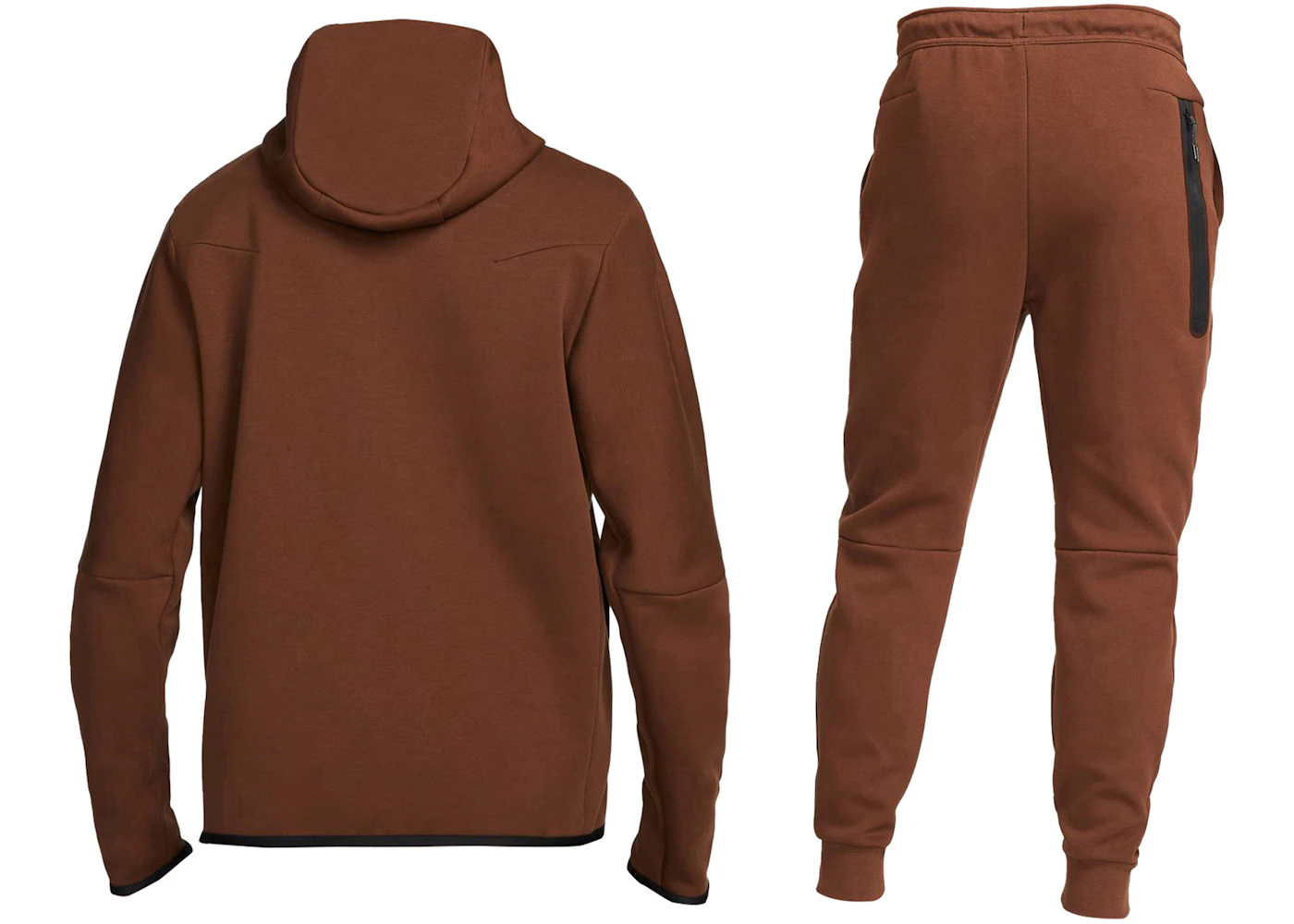 Nike Sportswear Tech Fleece Hoodie And Joggers Set Cacao Wowblack Mens