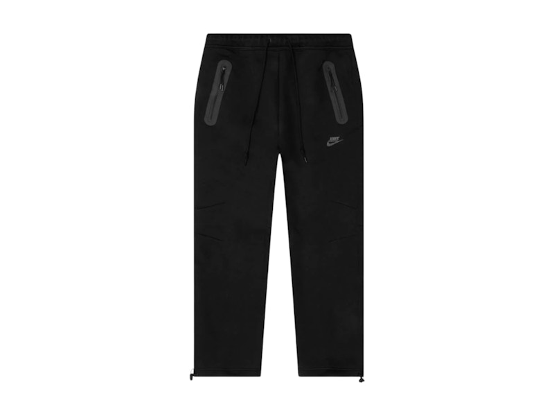 Nike Sportswear Tech Fleece Open-Hem Sweatpants Black/Black Men's ...